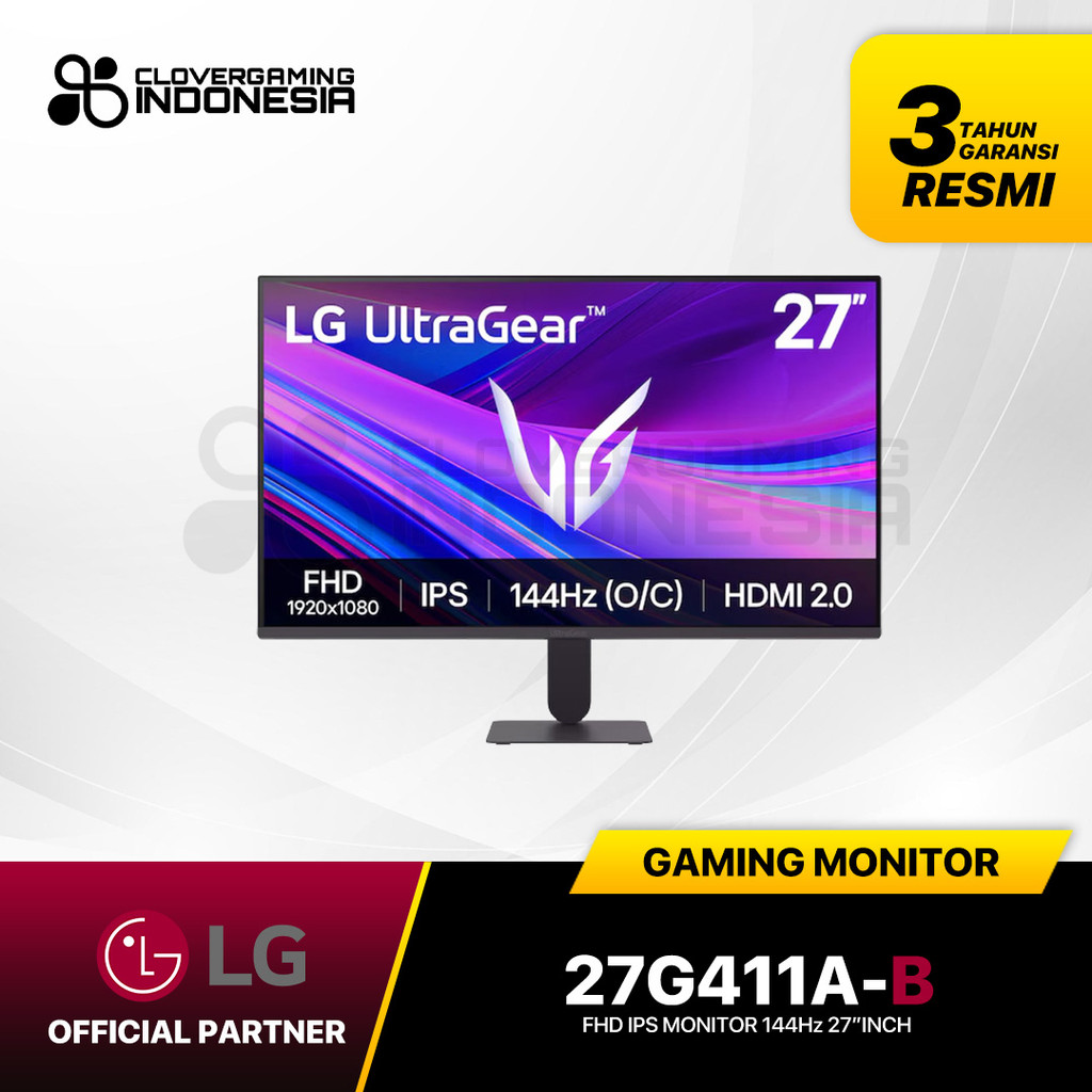Jual LG Ultragear 27G411A-B Panel IPS 27" Inch 144Hz Gaming Monitor FHD ...
