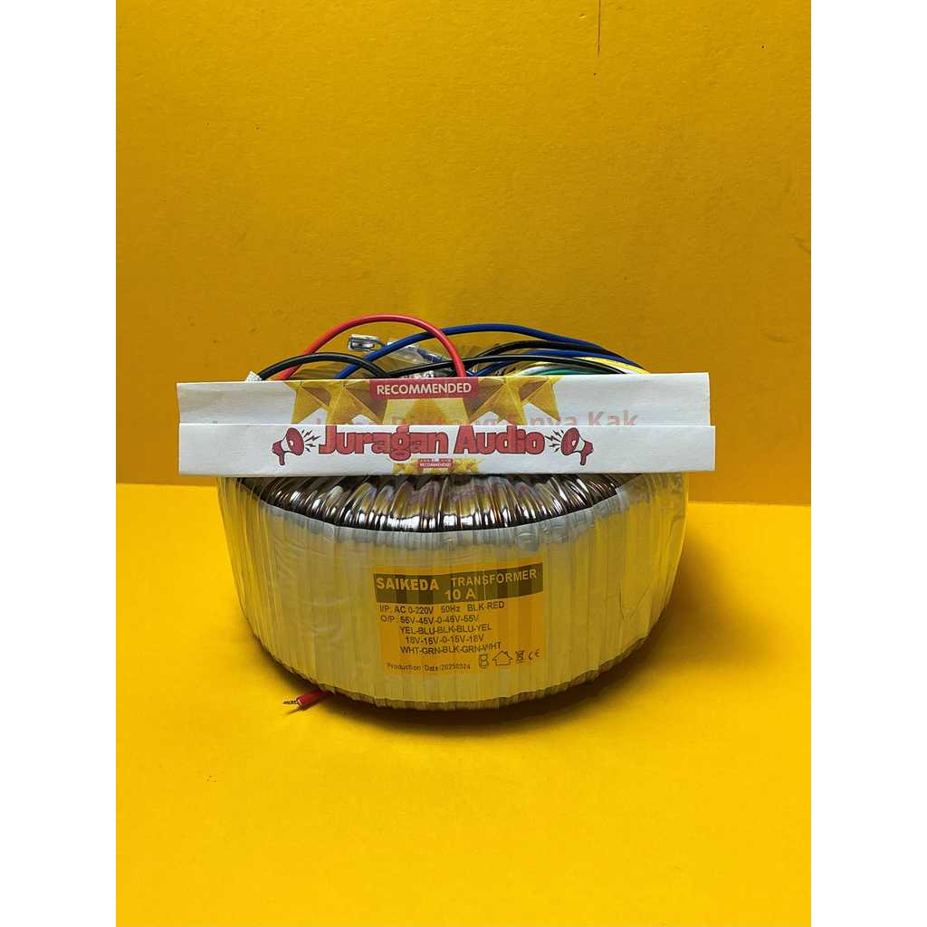 Jual Trafo Toroid Toroidal 10A CT 45V-55V Core Hitam Dimensi Solid ...