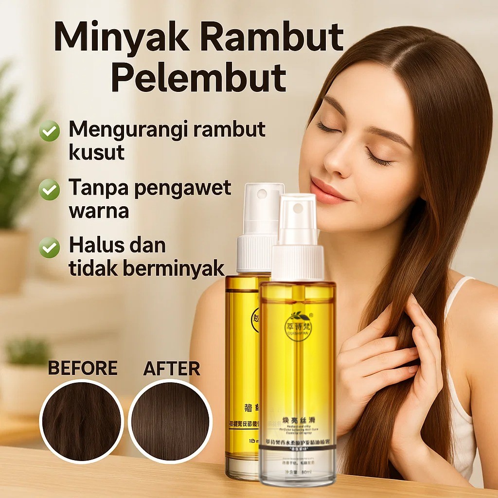 Jual Hair Oil Parfum - Serum Rambut Pewangi & Pelembut Instan, Aroma ...