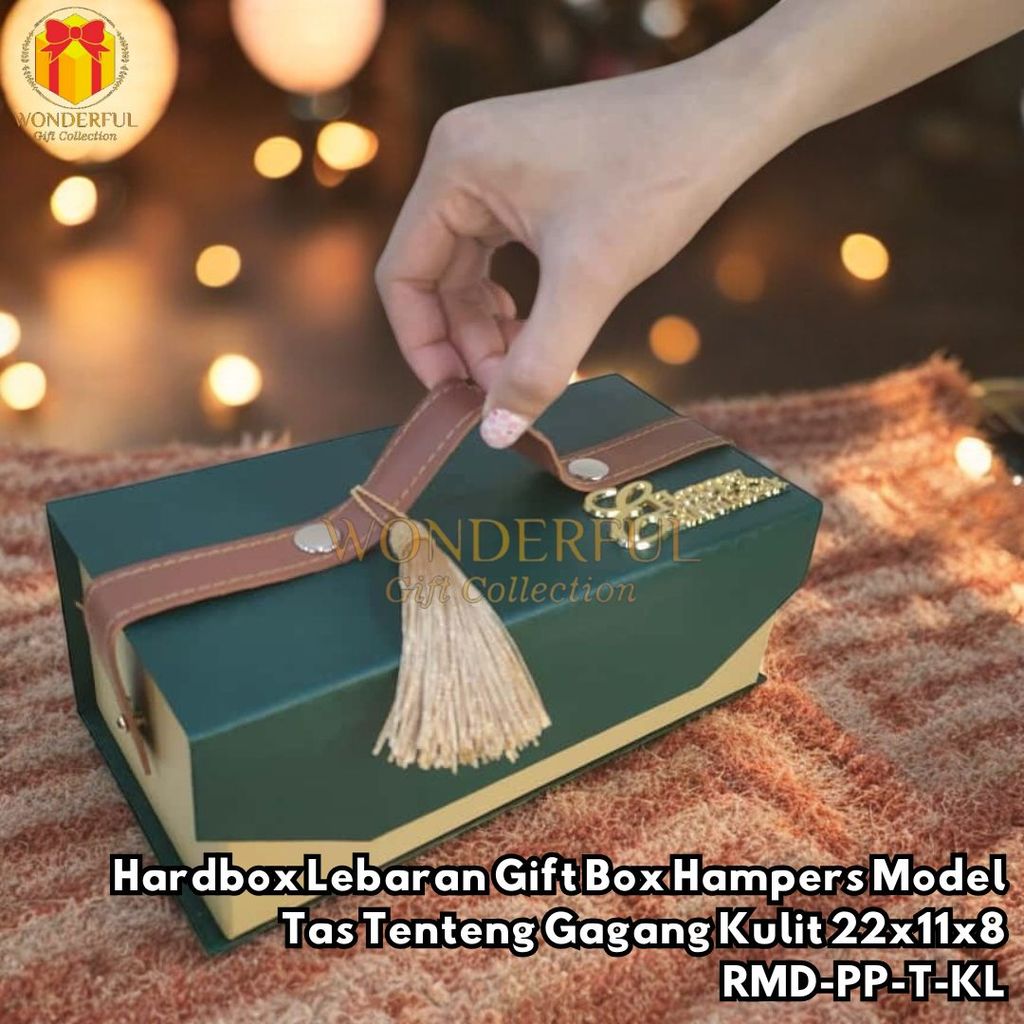 Jual Hardbox Lebaran Gift Box Hampers Model Tas Tenteng Gagang Kulit ...