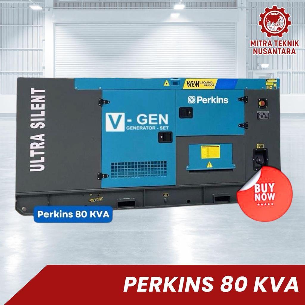 Jual Perkins Genset Ultra Silent 80 KVA Kapasitas Daya Besar Suara ...