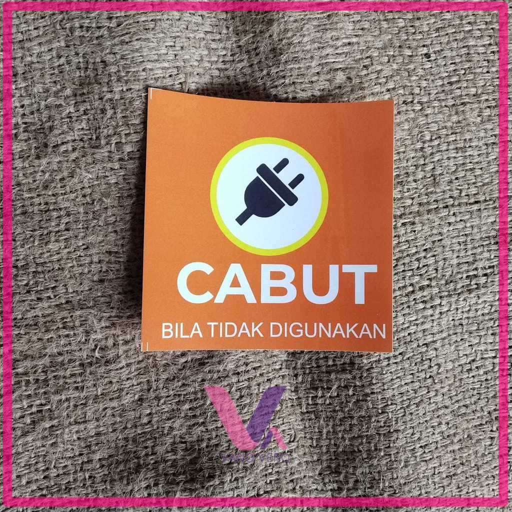 Jual STIKER HEMAT LISTRIK - HEMAT ENERGI - STIKER VINYL GLOSSY | Shopee ...