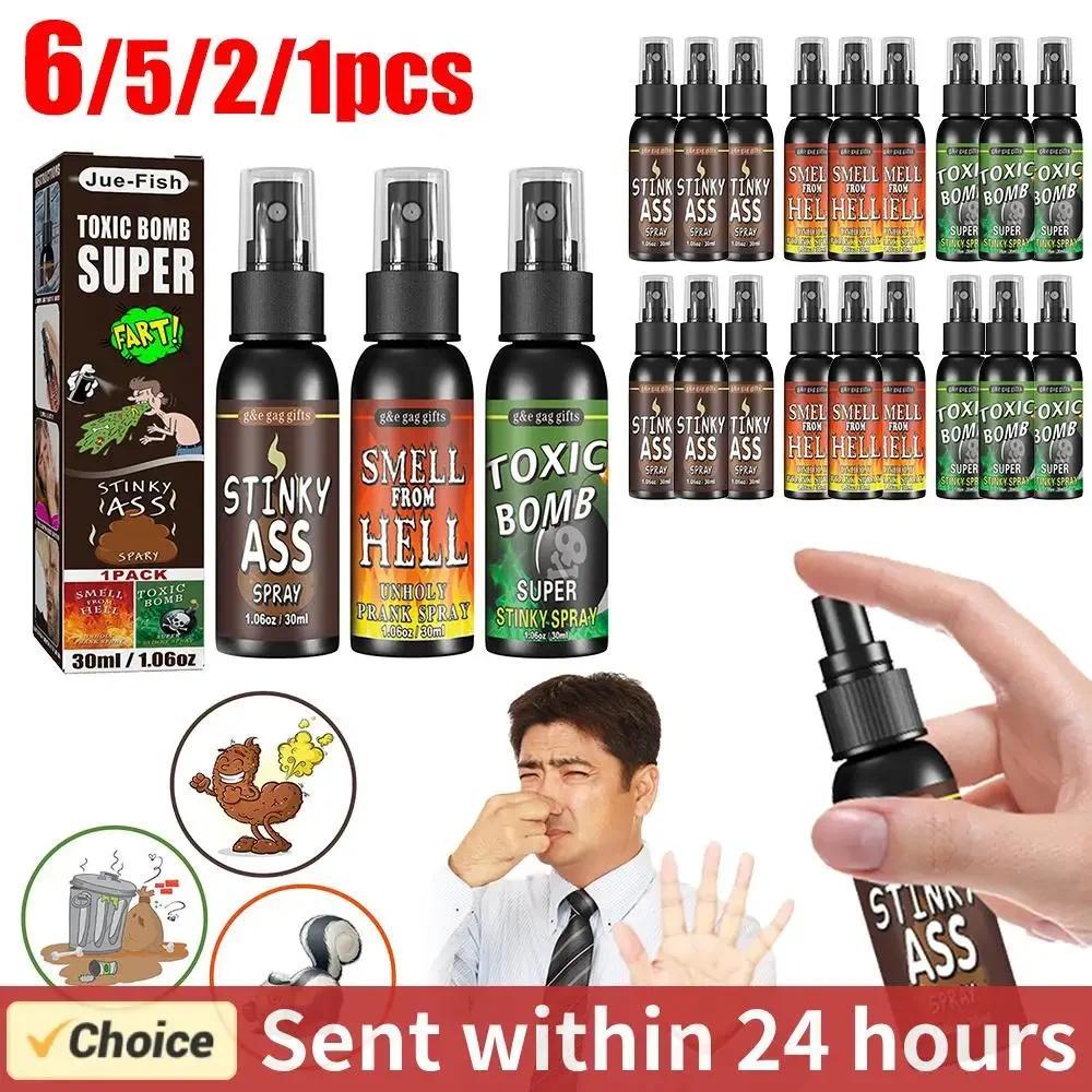Jual 6pcs-1pcs 30ml Halloween Props Liquid Fart Spray Non Toxic Stink ...