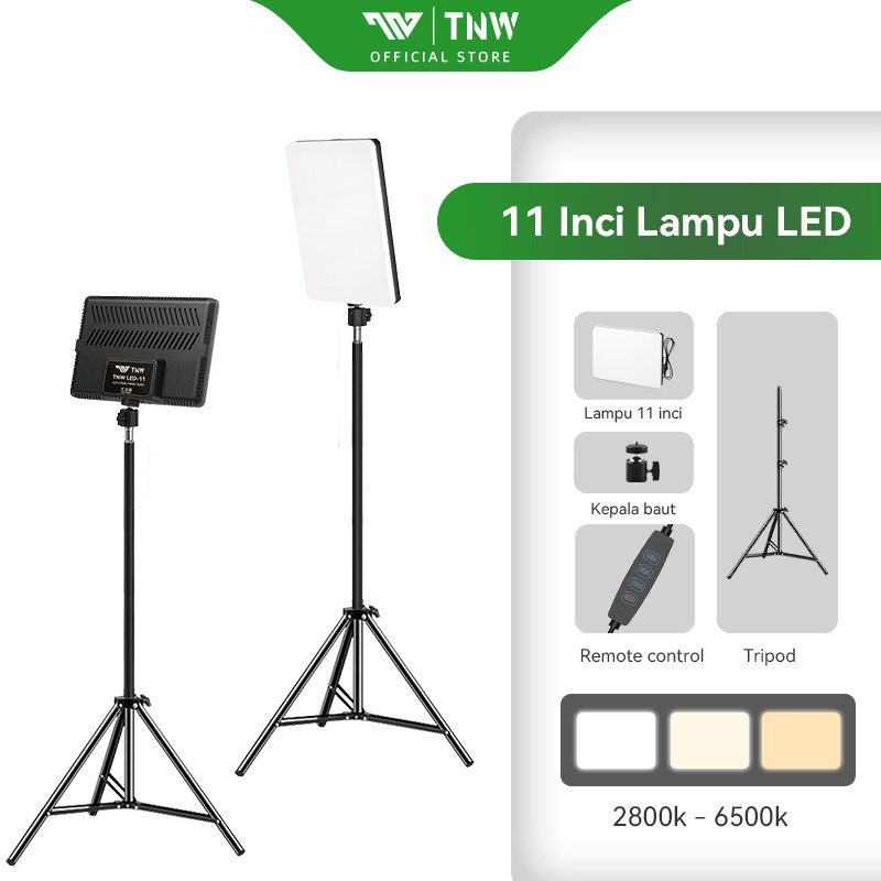 Jual TNW 11 Inch LED Video Light Lampu Foto Studio Lighting Lampu Panel ...