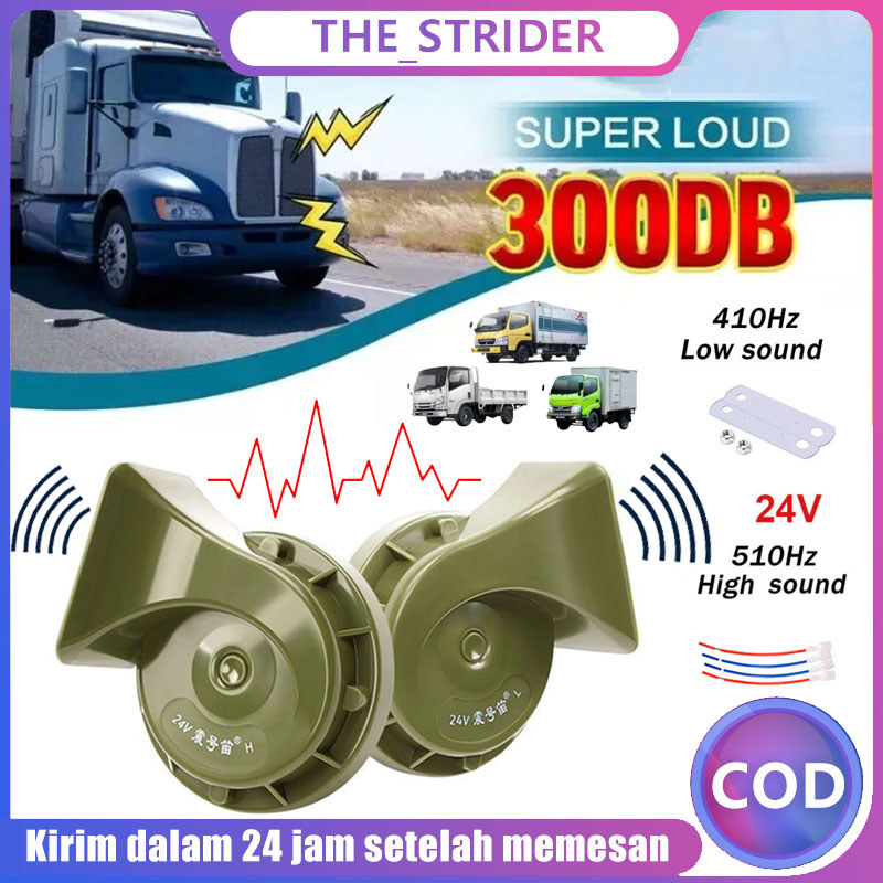Jual 2pcs Klakson Keong Suara nyaring dan keras Klakson Horn Mobil ...