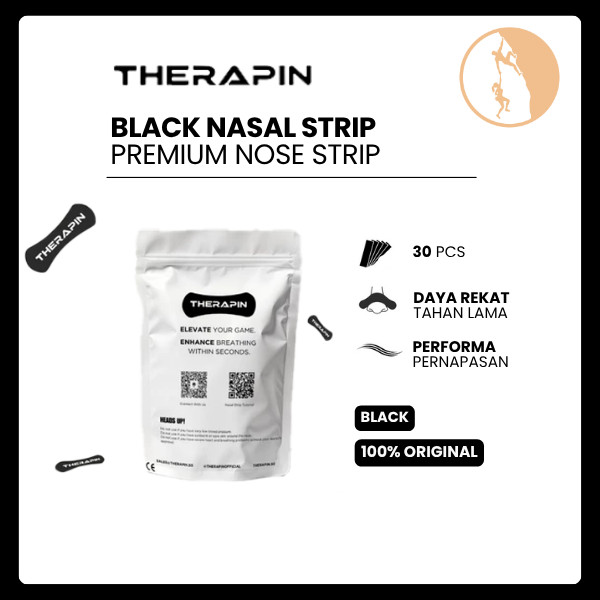 Jual THERAPIN Black Nasal Strip | 30 Pcs Premium Nose Strip | Shopee ...