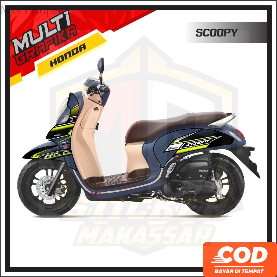 Jual Stiker Striping Decal SCOOPY F1 stripping Scoopi DeCal HONDA Scopi ...