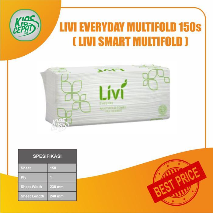 Jual Tissue LIVI SMART TOWEL Multifold (EVERYDAY HAND TOWEL) 1DUS ...
