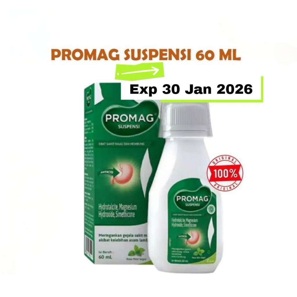 Jual Promag Syrup 60ml (EXP 30 Januari 2026)(mrbeauty) | Shopee Indonesia