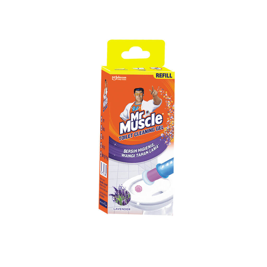 Jual Mr Muscle Pembersih Kamar Mandi Gel Lavender Refill 36 ml | Shopee ...