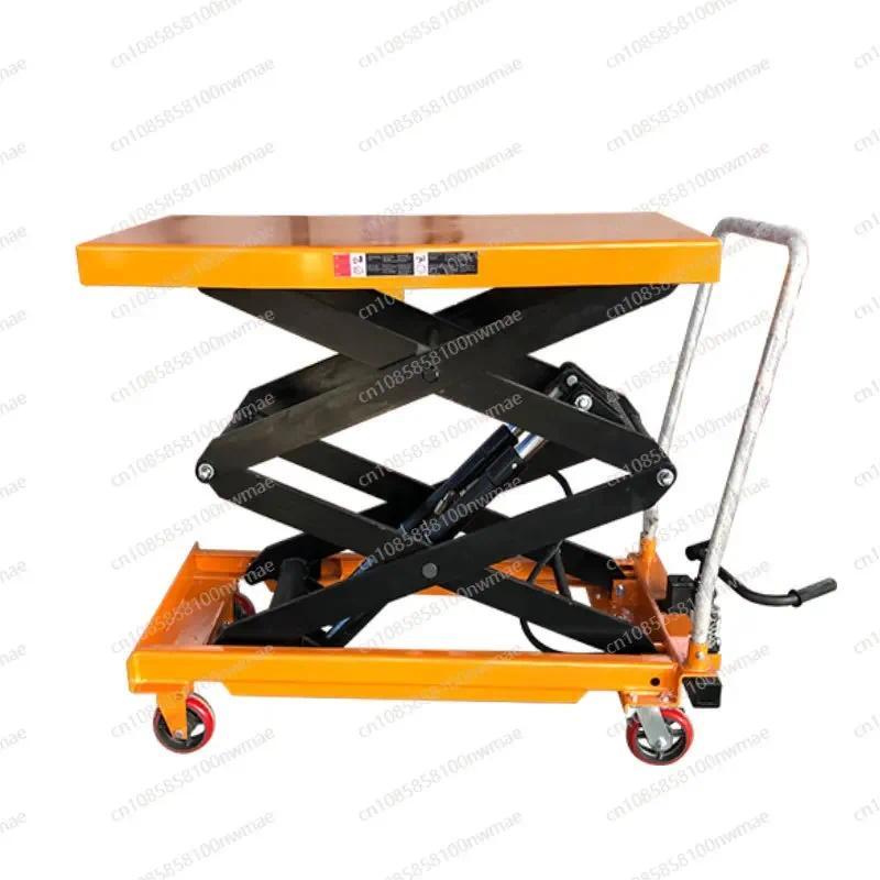 Jual Manual hydraulic lifting platform truck mobile scissor fixed ...