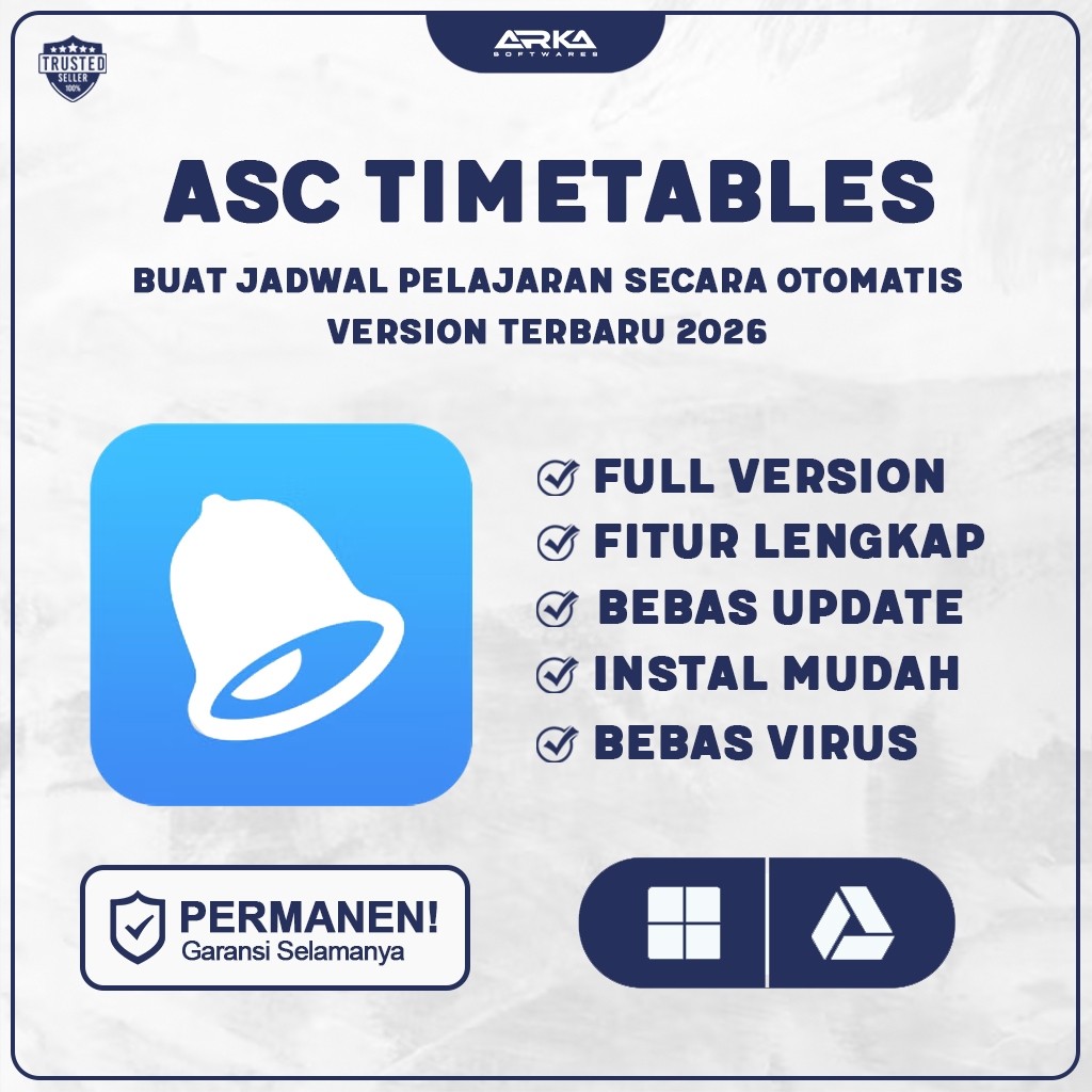 Jual ASC TimeTables 2026 Full Version Original Lifetime + Panduan ...