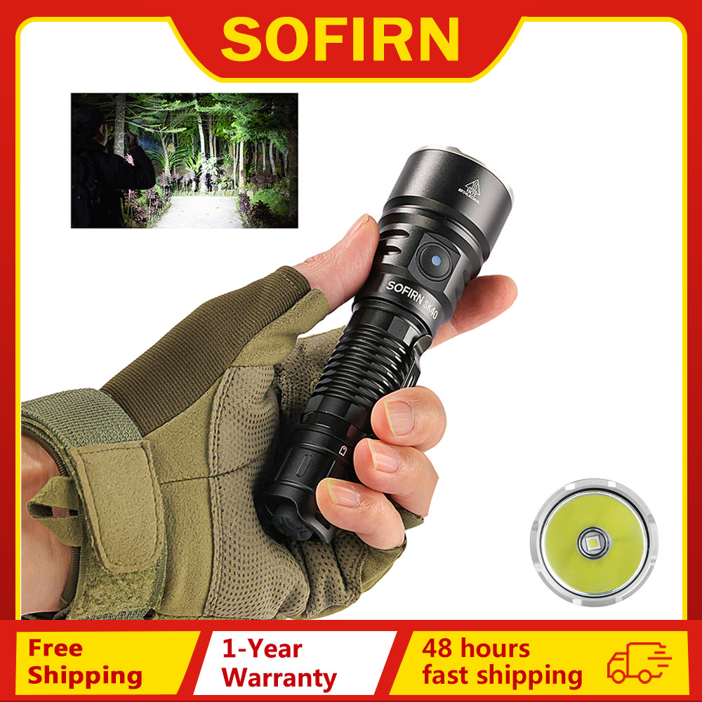 Jual Sofirn SK40 21700 Rechargeable Flashlight SFT70 LED 3200lm ...