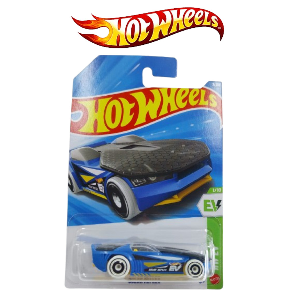 Jual Hot Wheels Solar Reflex Biru Muda Base Kuning HW EV | Shopee Indonesia