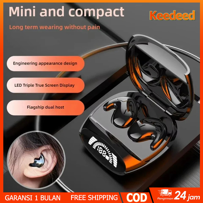Jual (COD) TWS Earbuds Tidur Wireless Sleep Invisible Earphone Sleep In ...