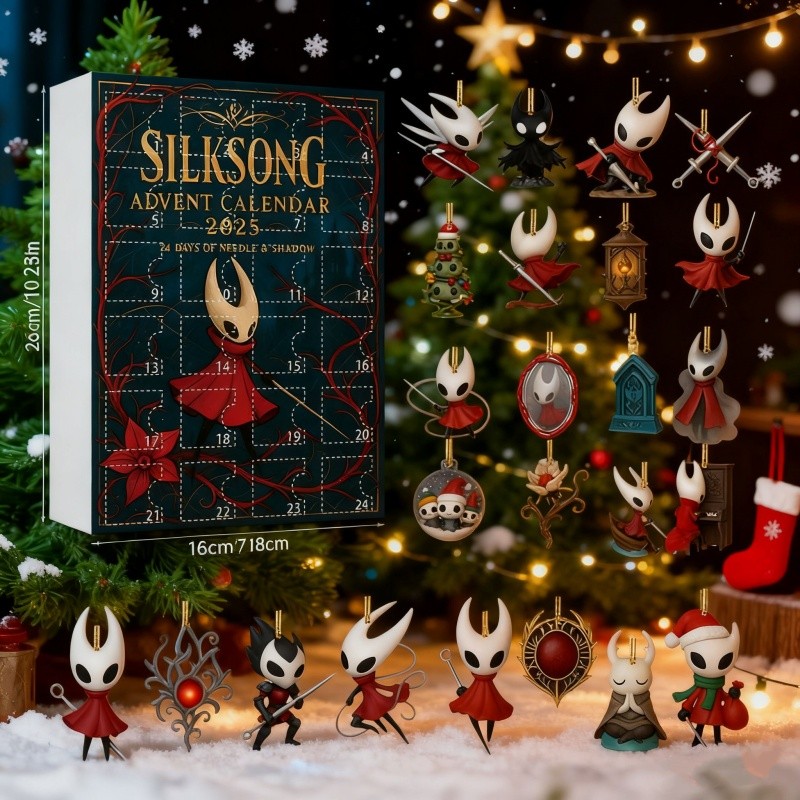 Jual 2025 Hollow Knight Christmas Advent Calendar 24 Grids Collectible ...