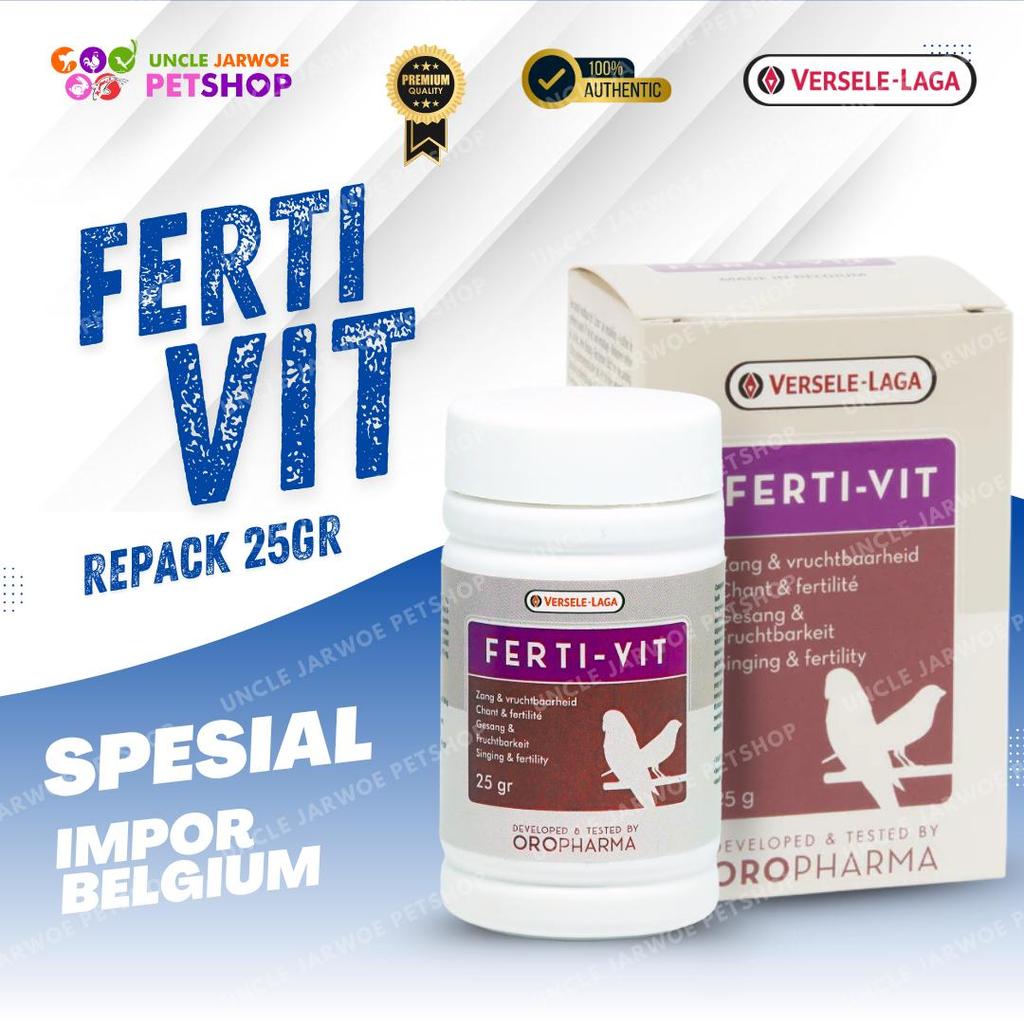 Jual FERTI-VIT VITAMIN BURUNG VERSELE-LAGA 25 GRAM | Shopee Indonesia