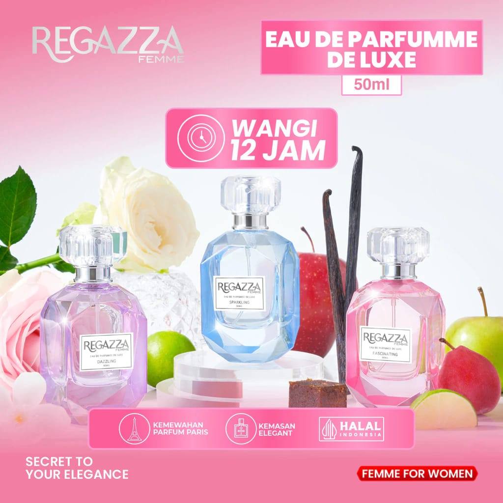 Jual Regazza Femme Eau De Parfumée De Luxe 50ml | Shopee Indonesia