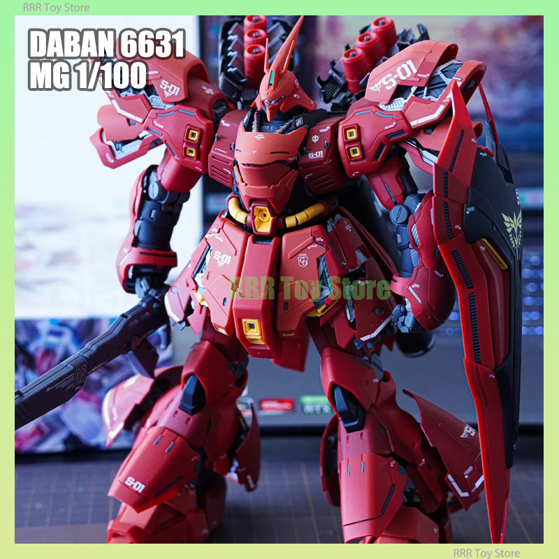 Jual In Stock DABAN 6631 MG 1/100 Sazabi Ver KA Assembly Model Kit ...