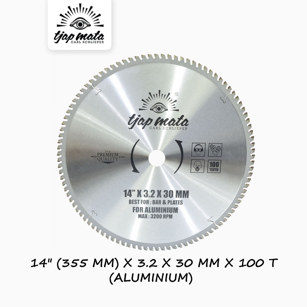 Jual TJAP MATA / CAP MATA Gergaji TCT / TIP SAW 14" (355 MM) X 100T ...