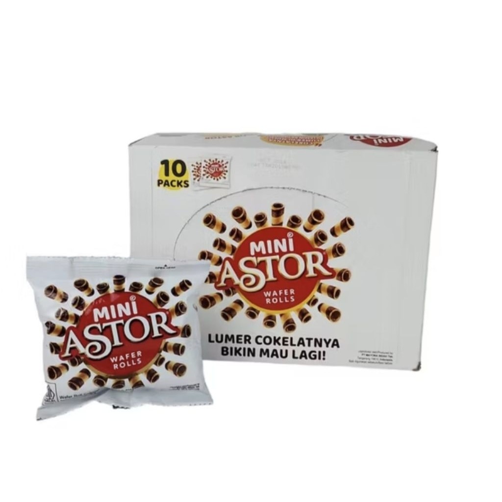 Jual MINI ASTOR WAFER 1 BOX ISI 10 BUNGKUS | Shopee Indonesia