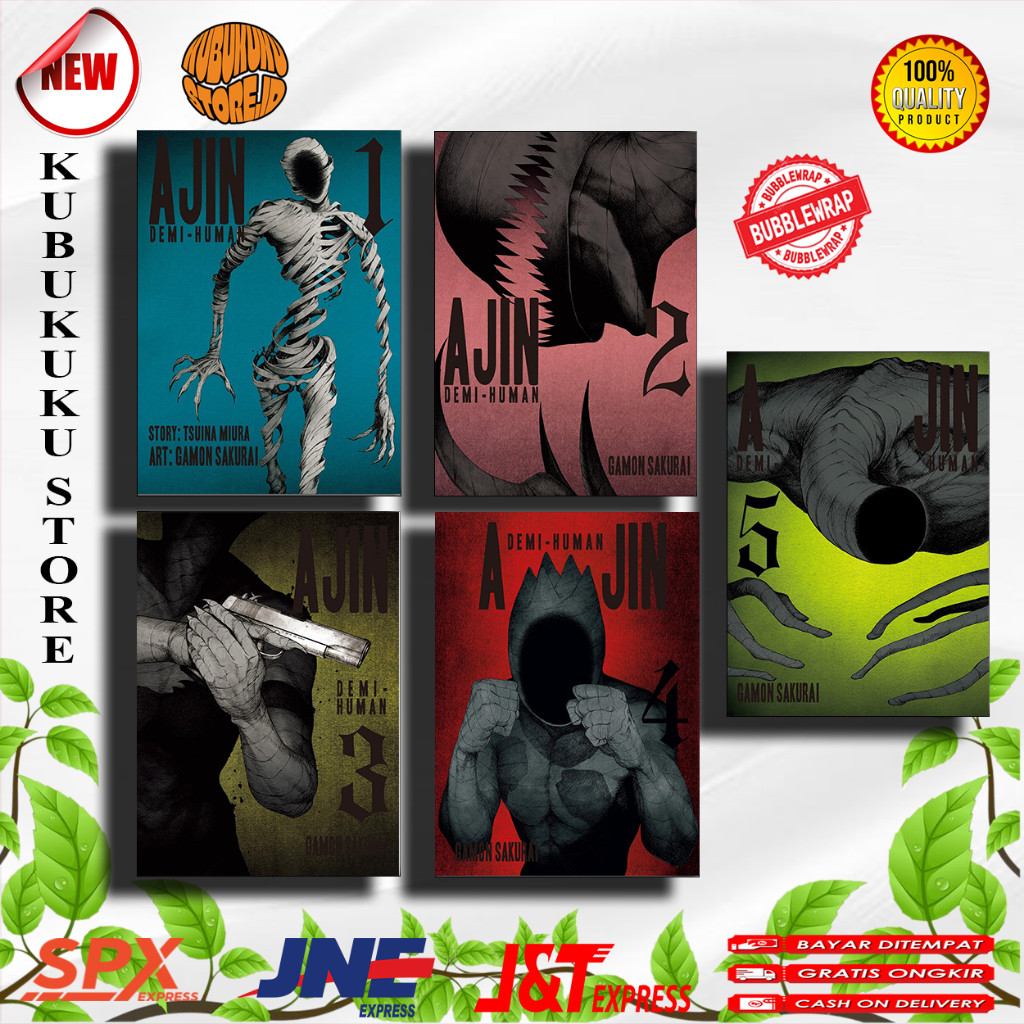 Jual Manga: Ajin: Demi-Human 17 book series by Gamon Sakurai (english ...