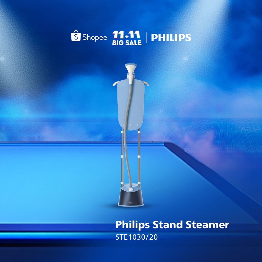 Jual New! Philips Stand Steamer 1000 Series STE1030/20 - Blue - Setrika ...