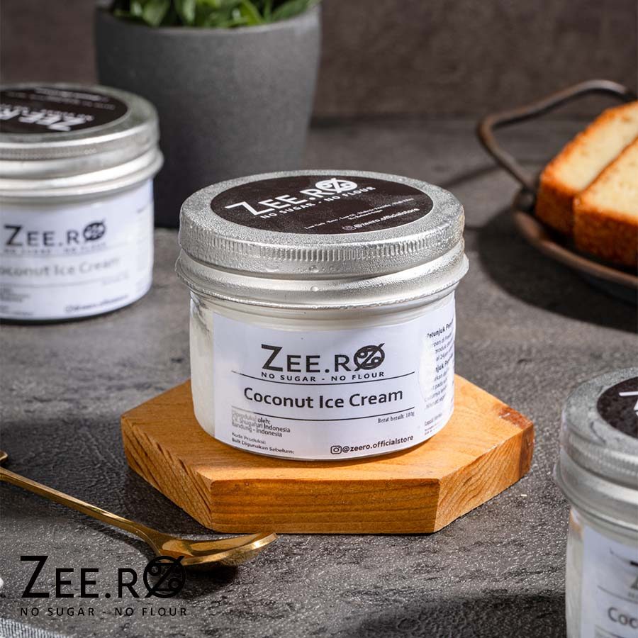 Jual Zeero Coconut Ice Cream / No Sugar / Low Carb / DairyFree / Keto ...
