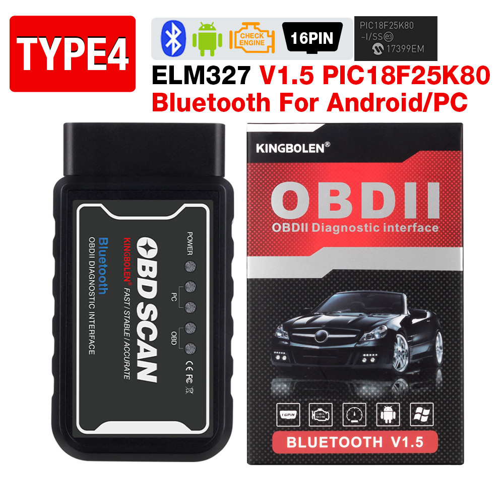 Jual ELM327 V1.5 OBD2 Scanner WiFi BT PIC18F25K80 ip OBI agnostic Tools ...