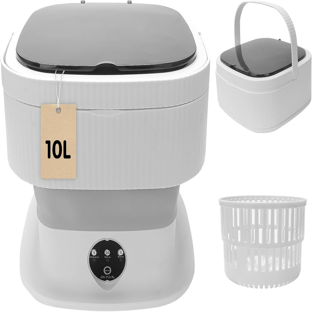 Jual Portable Washing Machine,10L Collapsible Travel Washing Machine ...