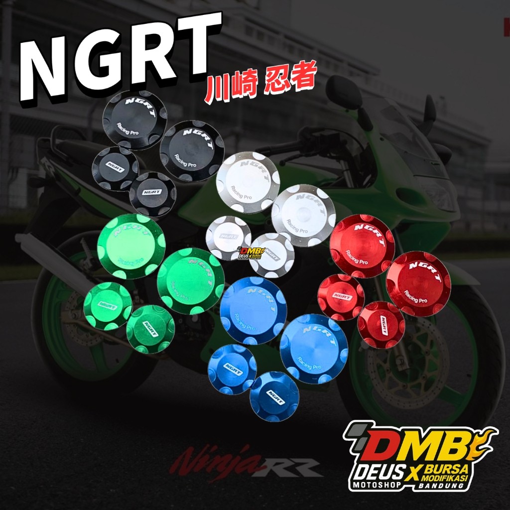 Jual NGRT Koin Tutup Rangka NGRT Ninja R SS RR CNC Anodize 100% ...