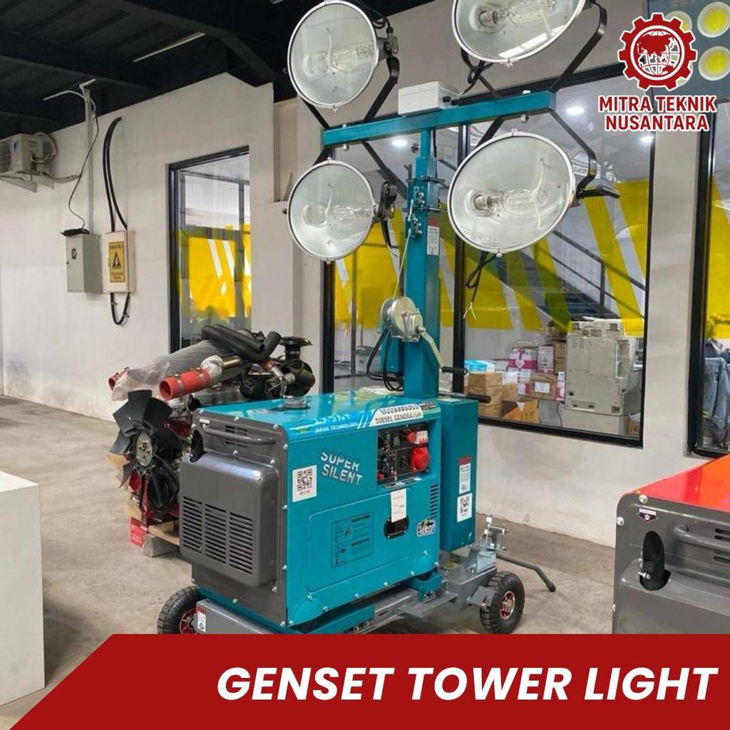 Jual Genset Tower Light Lampu Proyek HLD 4X1000 Type LT1000 HLD Super ...