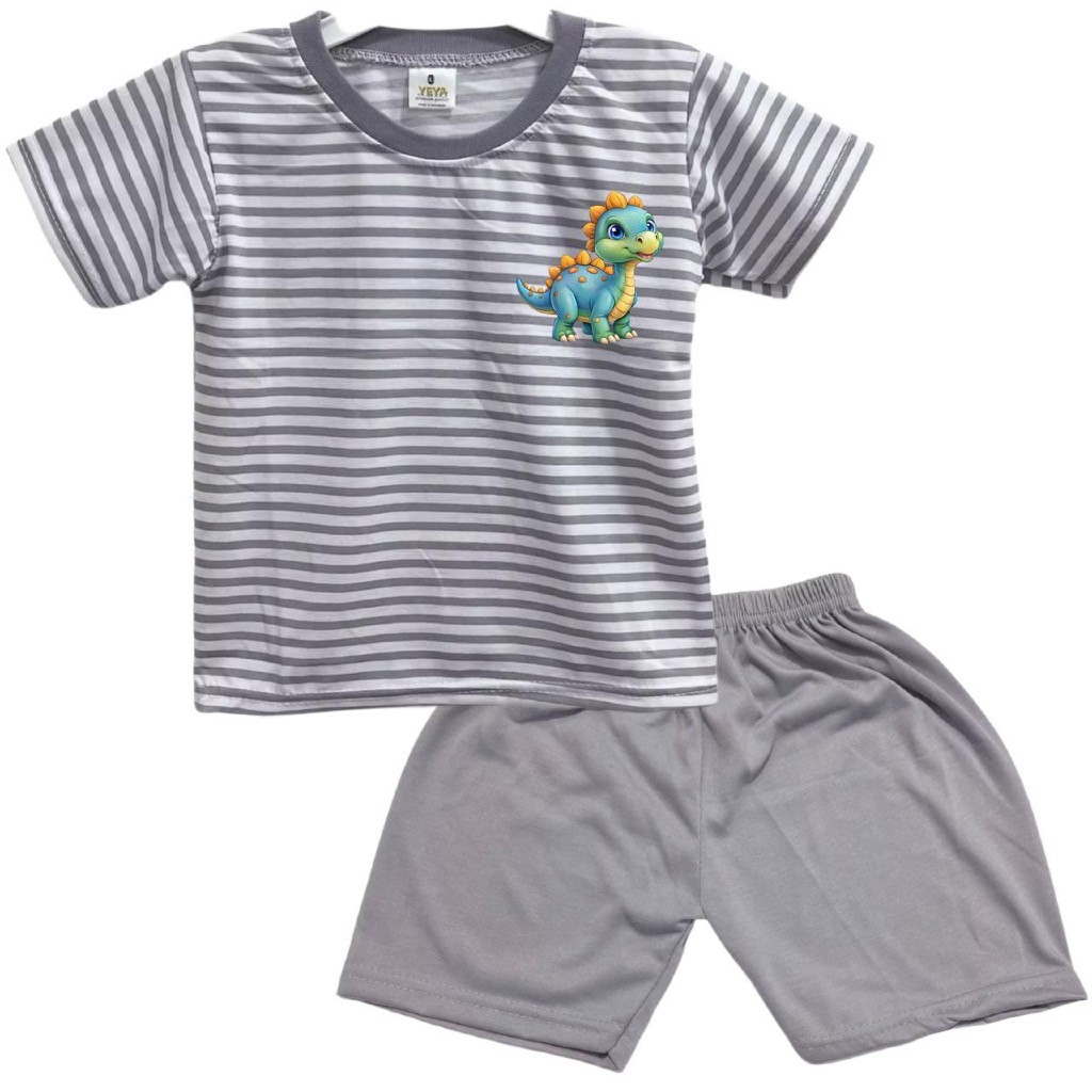Jual YEYA - BAJU SETELAN PENDEK SALUR FASHION OBLONG ANAK BAHAN KAOS ...