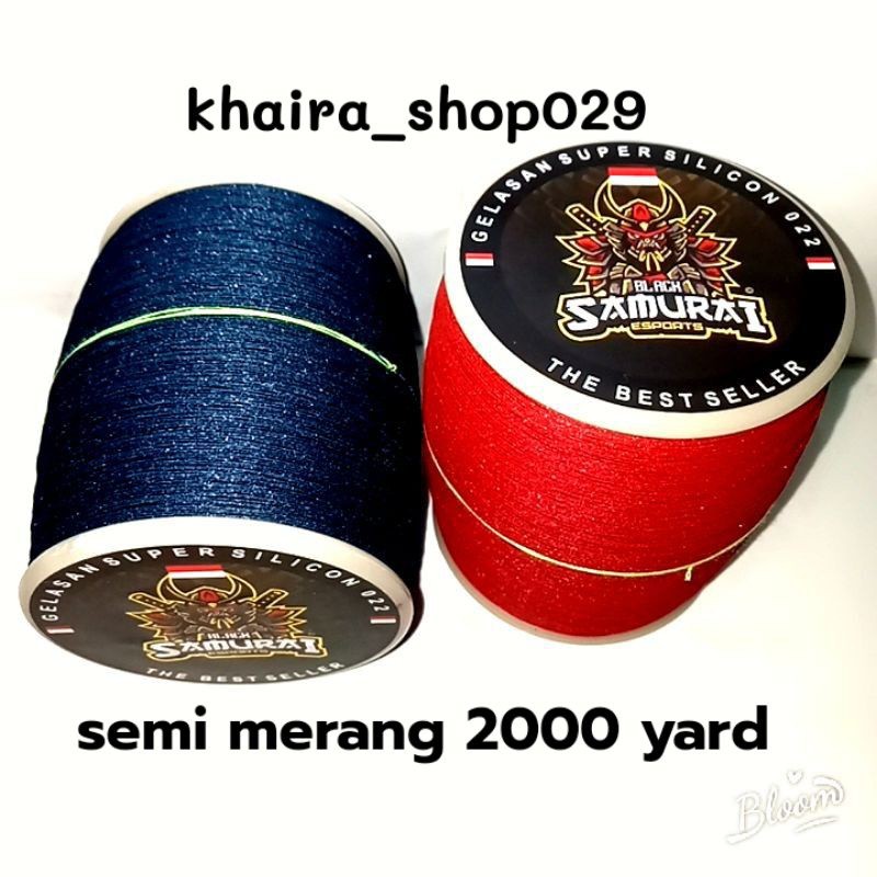 Jual senar samurai semi merang 2000 yard ( original) | Shopee Indonesia