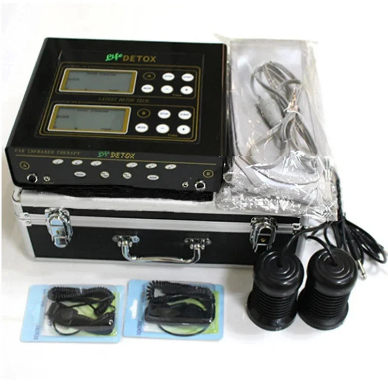 Jual Dual Ionic Cell Cleanse Massage Foot Spa Machine 2025 Detox for 2 ...