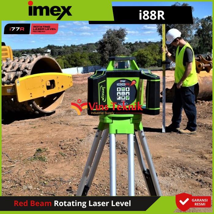 Jual iMEX i88R Line Laser Garis Red Beam Rotating Laser Level i88R 012 ...