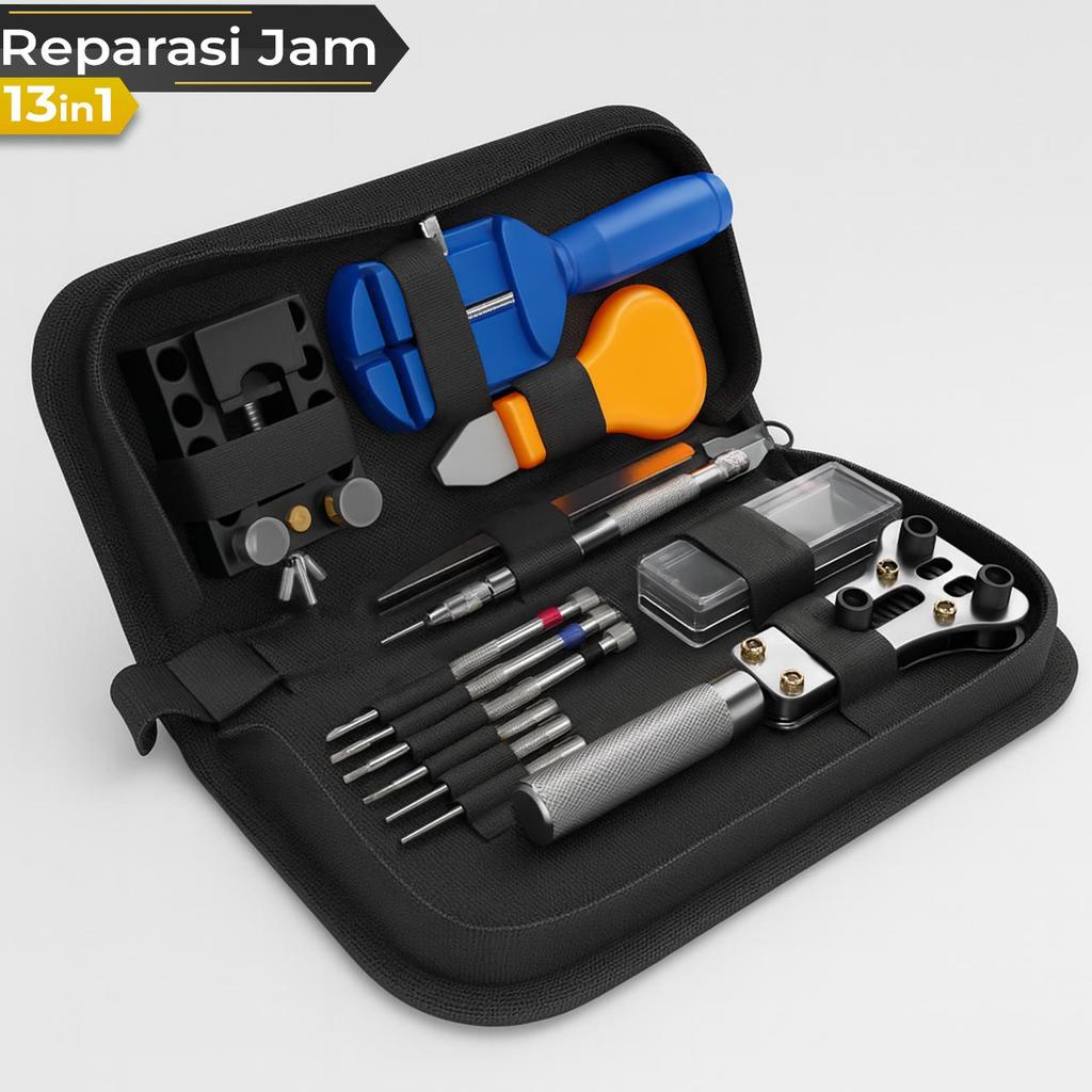 Jual Allefix Alat Reparasi Jam Tangan 13in1 Perangkat Perbaikan Watch ...