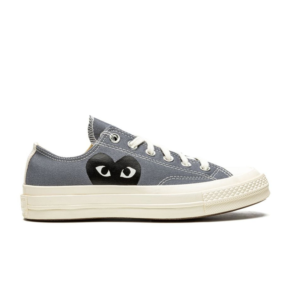 Jual Sepatu sneakers 70s CTAS LOW x CDG PLAY Steel Grey Original 100% ...