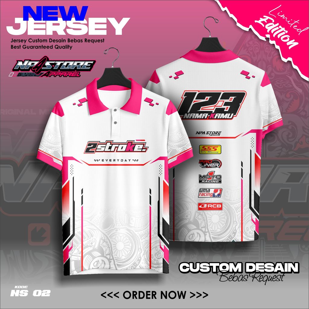 Jual Jersey Racing Bisa Custom Nama Nomor Full Printing Jersey Bengkel ...