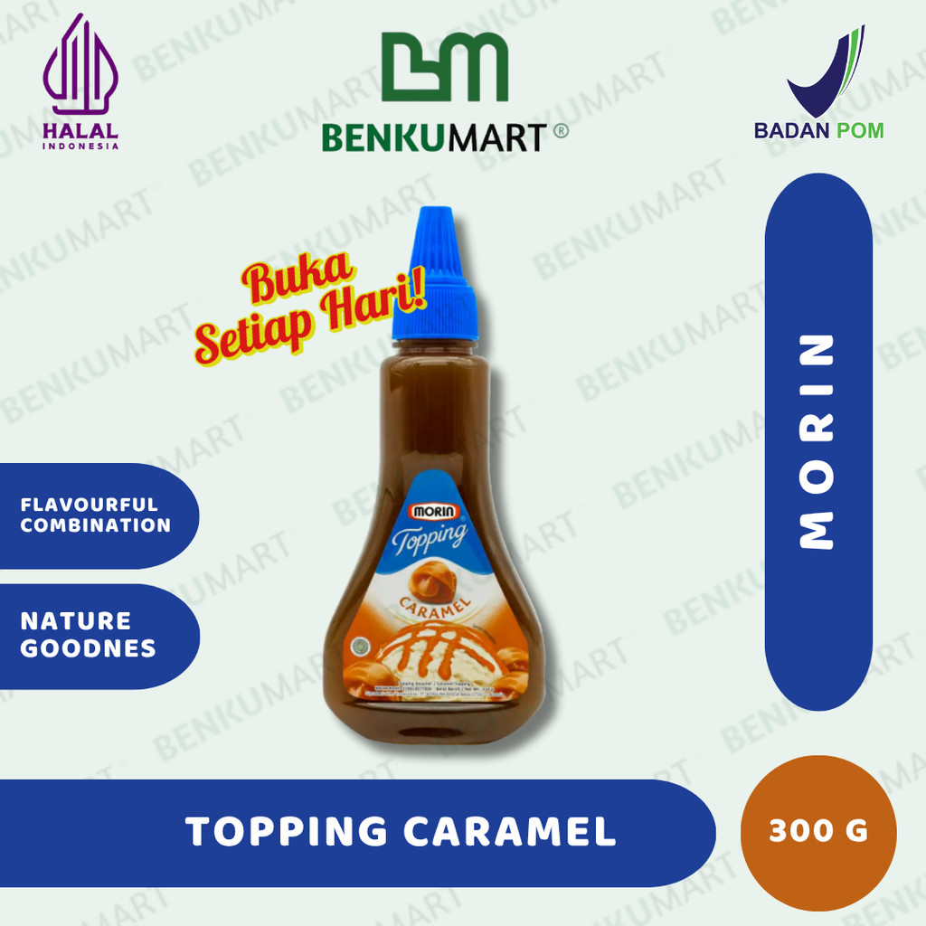 Jual Morin Topping Caramel (300 gr) | Sauce Karamel 300 gram - CARAMEL ...