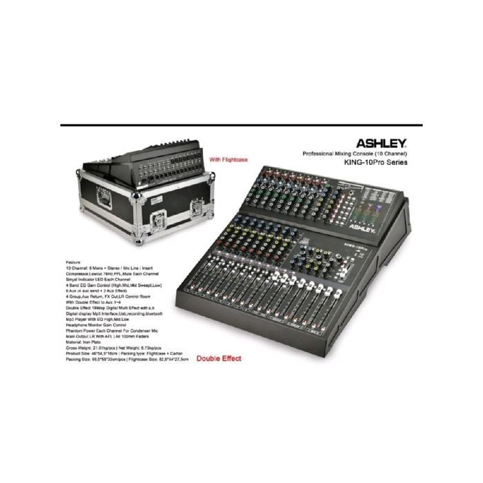 Jual Mixer ASHLEY KING 10 PRO KING10 PRO ORIGINAL 10CH NEW FREE KOPER ...