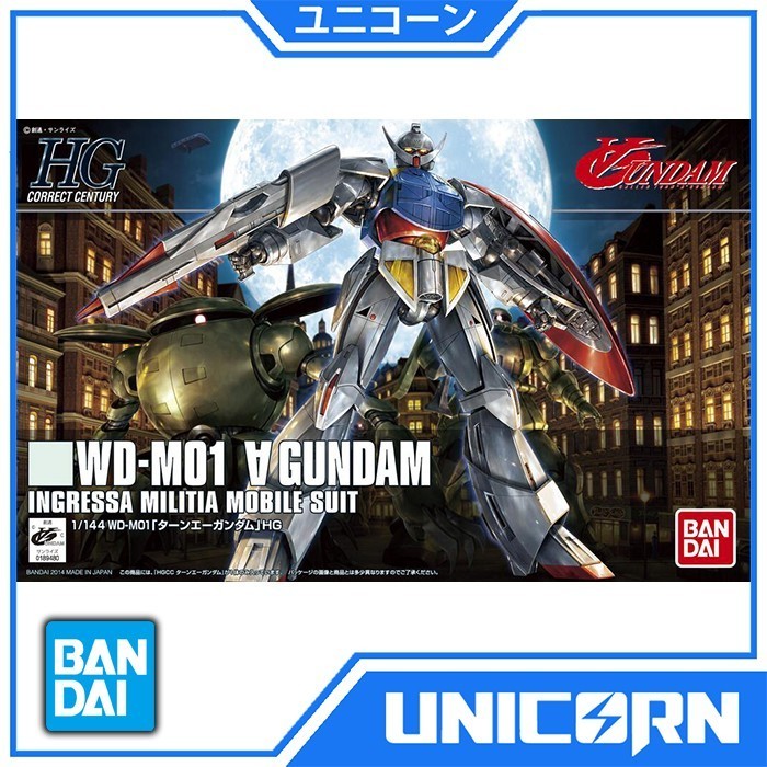 Jual HGCC Turn A 1/144 Gundam Bandai HG WD-M01 Turn A HG Turn A ...