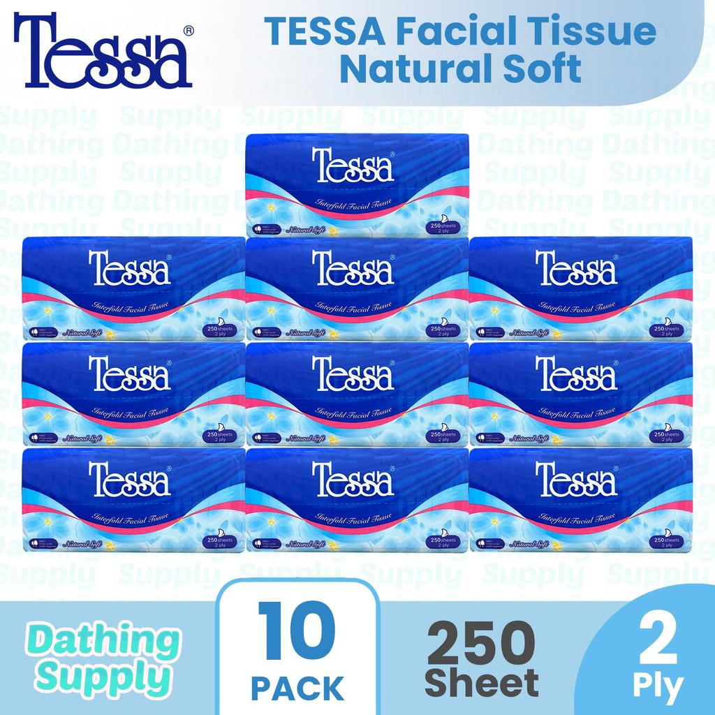 Jual PROMO 10 PACK Tissue Tessa Facial Tisu Isi 250 Sheet-2 Helai/Tisu ...