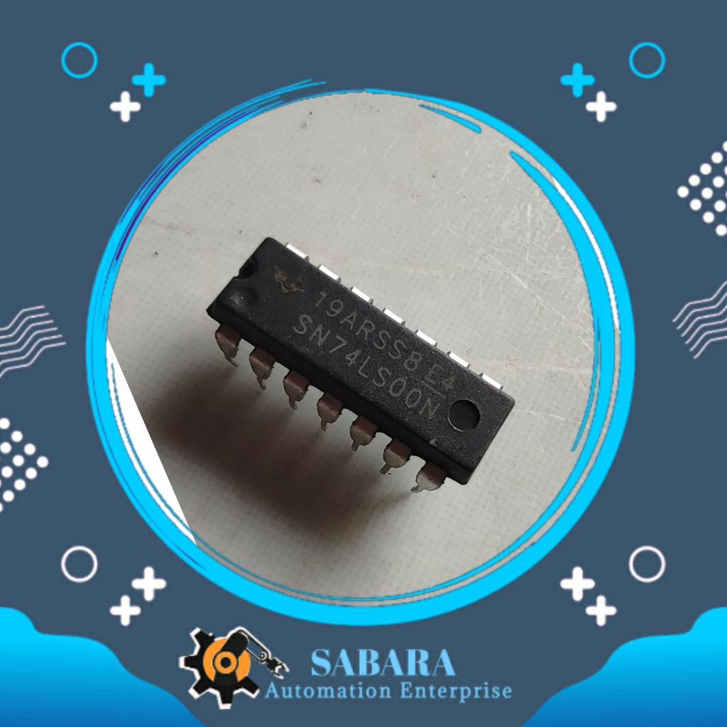 Jual IC TTL 7400 NAND GATE LOGIC 74LS00 TRANSISTOR LOGIKA NOT AND ...