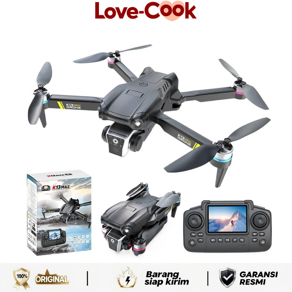 Jual Love Cook-Drone K13 MAX 8K Kamera Ganda –RC Profesional Brushless ...