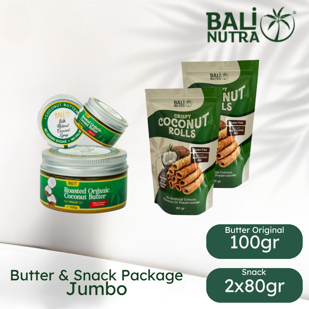 Jual Bundling Bali Nutra Butter + Snack Rolls Jumbo Package | Shopee ...