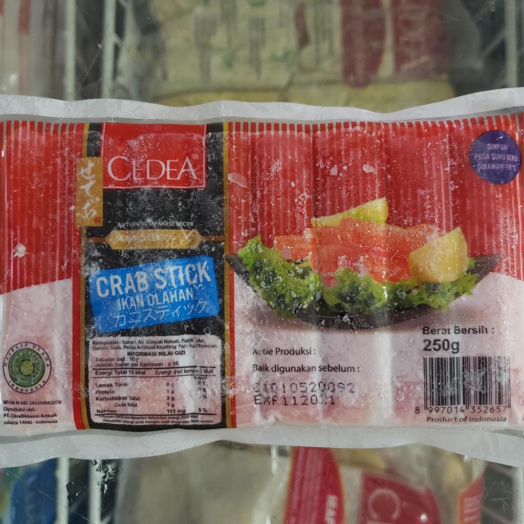 Jual CEDEA Crab Stick 250 Gram (16 Pcs) | Shopee Indonesia