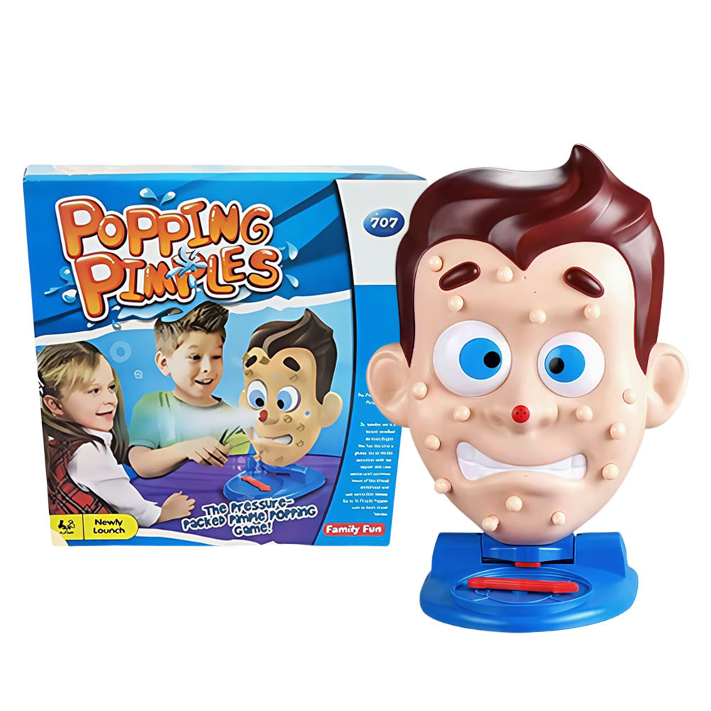 Jual Popping Pimples water spraying interactive game Funny Acne Squeeze ...
