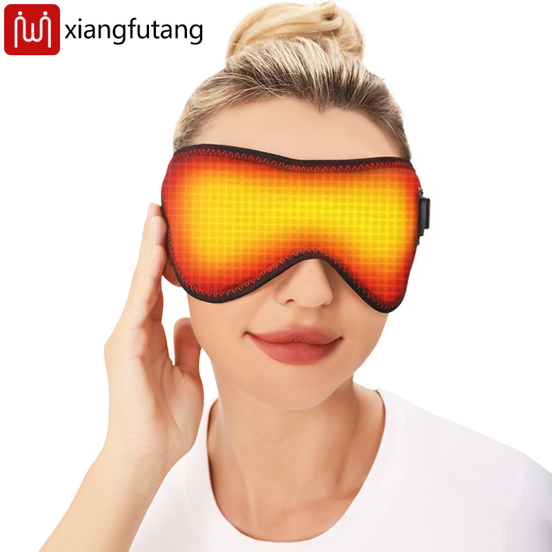 Jual Heating Electric Massage Eye Mask Eye Fatigue Relief Promote Eye ...
