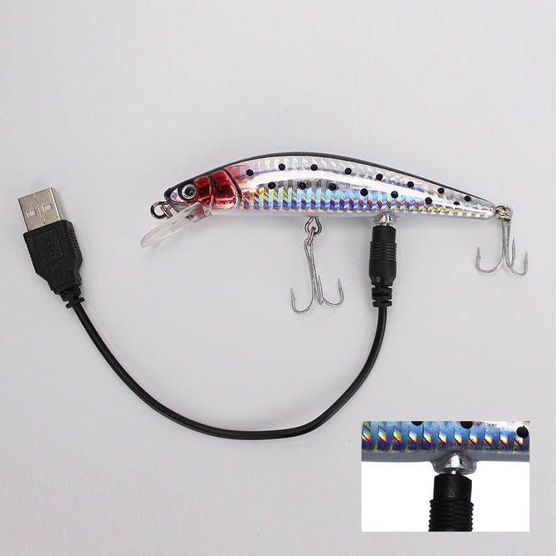 Jual Simulated Fishing Lures Bait Electric Life-like Vibrate Fishing ...